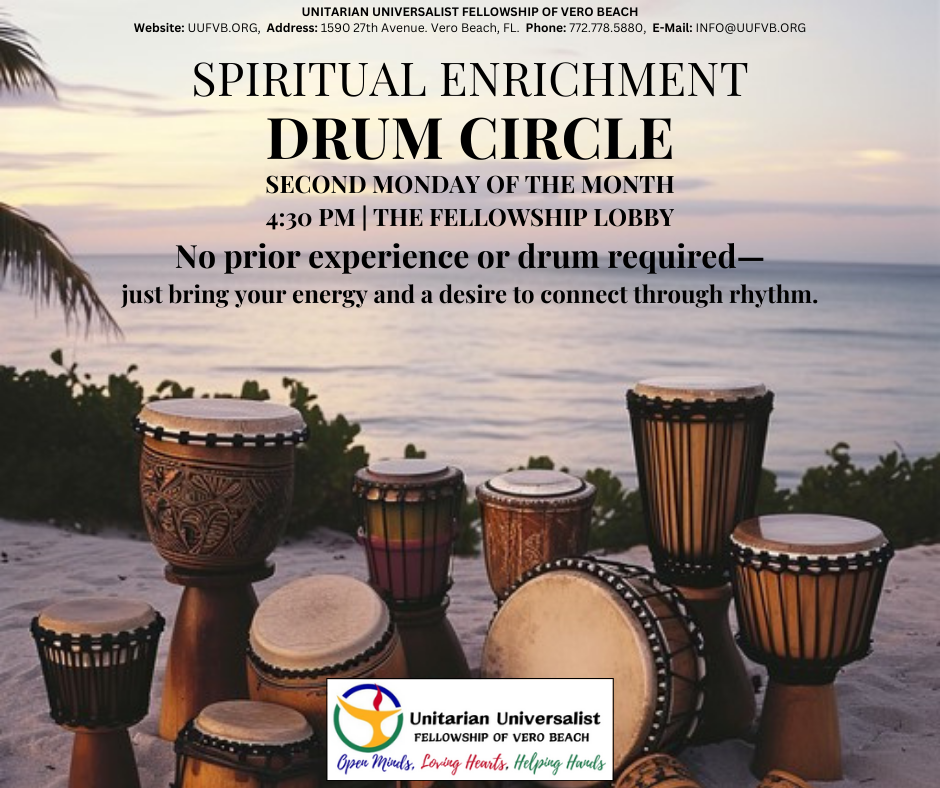 Spiritual Enrichment Drum Circle - UUFVB